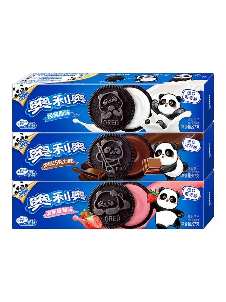 97g奥利奥清新草莓味夹心饼干